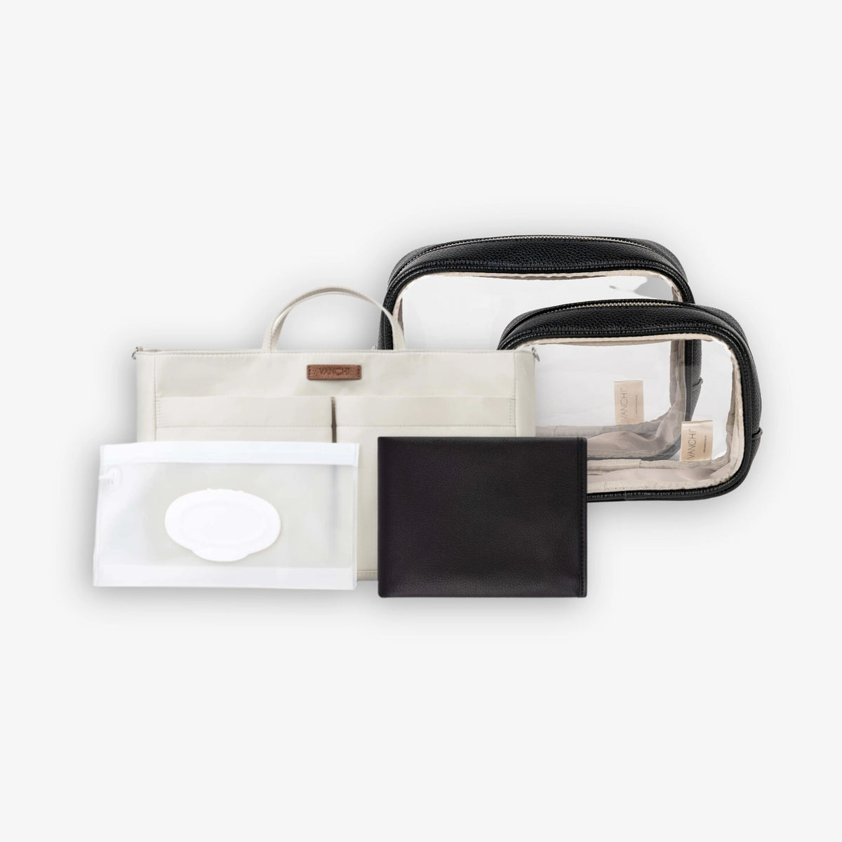 Frankie Backpack Nappy Bag | Black | Vanchi – adoreu baby Launceston