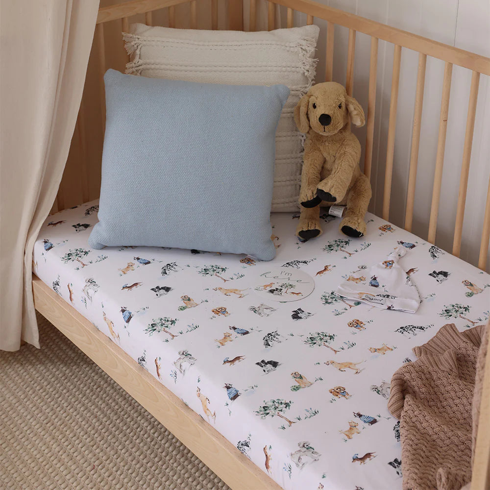 nursery cot bed sheets